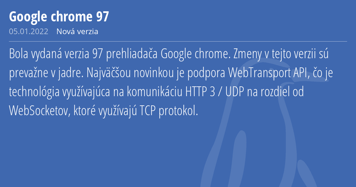 Google chrome 97