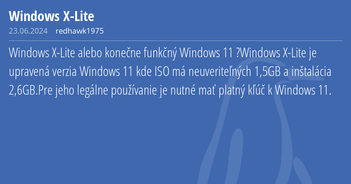 Windows X-Lite