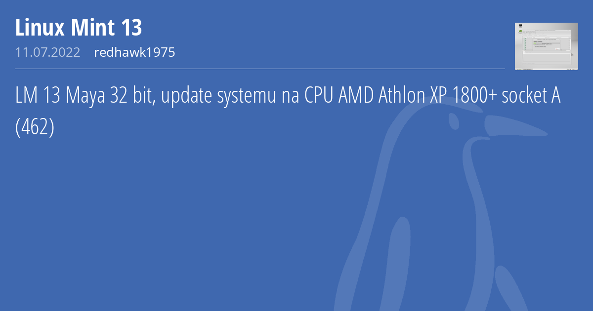 Linux Mint 13 | LinuxOS.sk