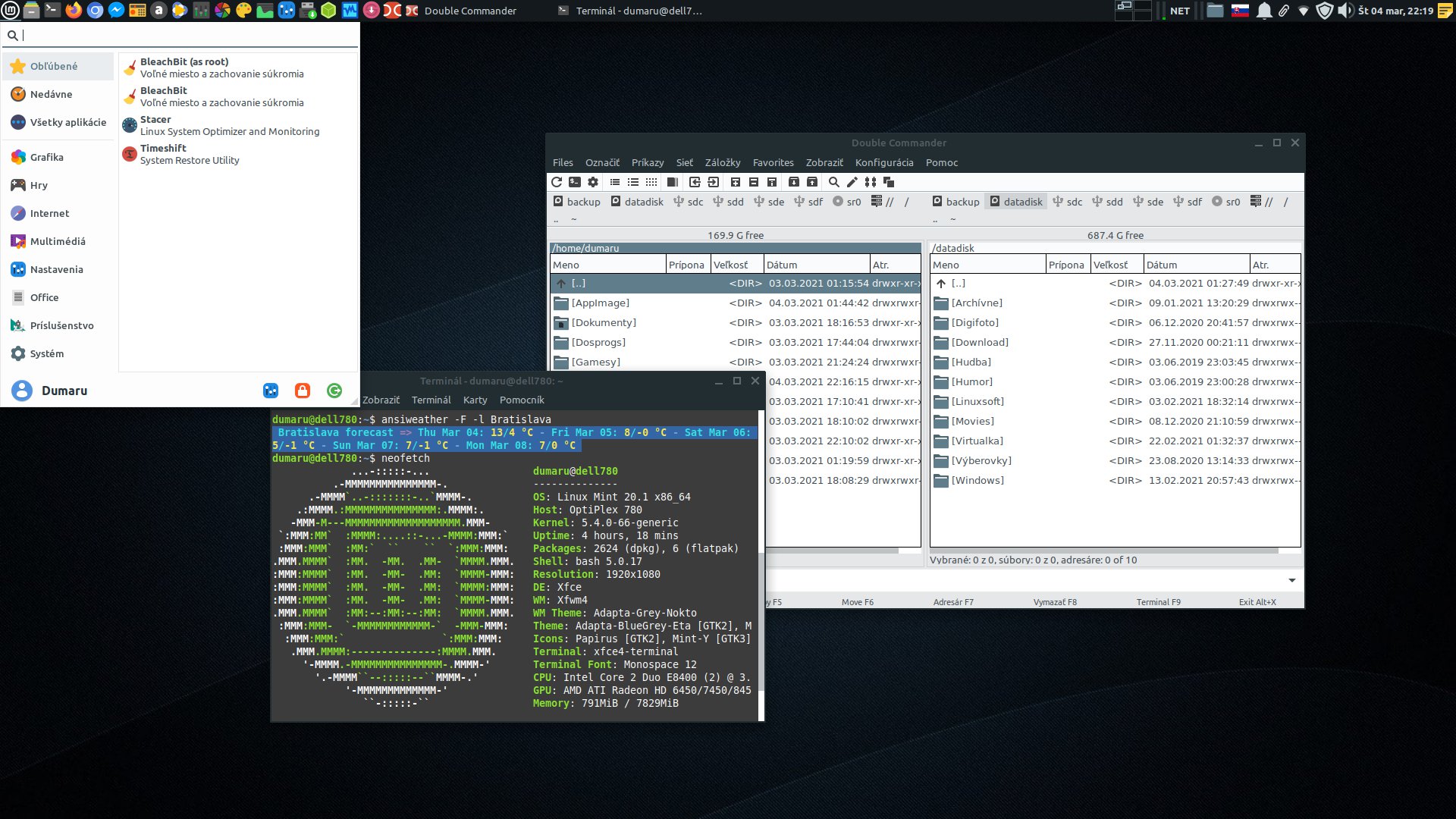 Linux Mint Xfce | LinuxOS.sk