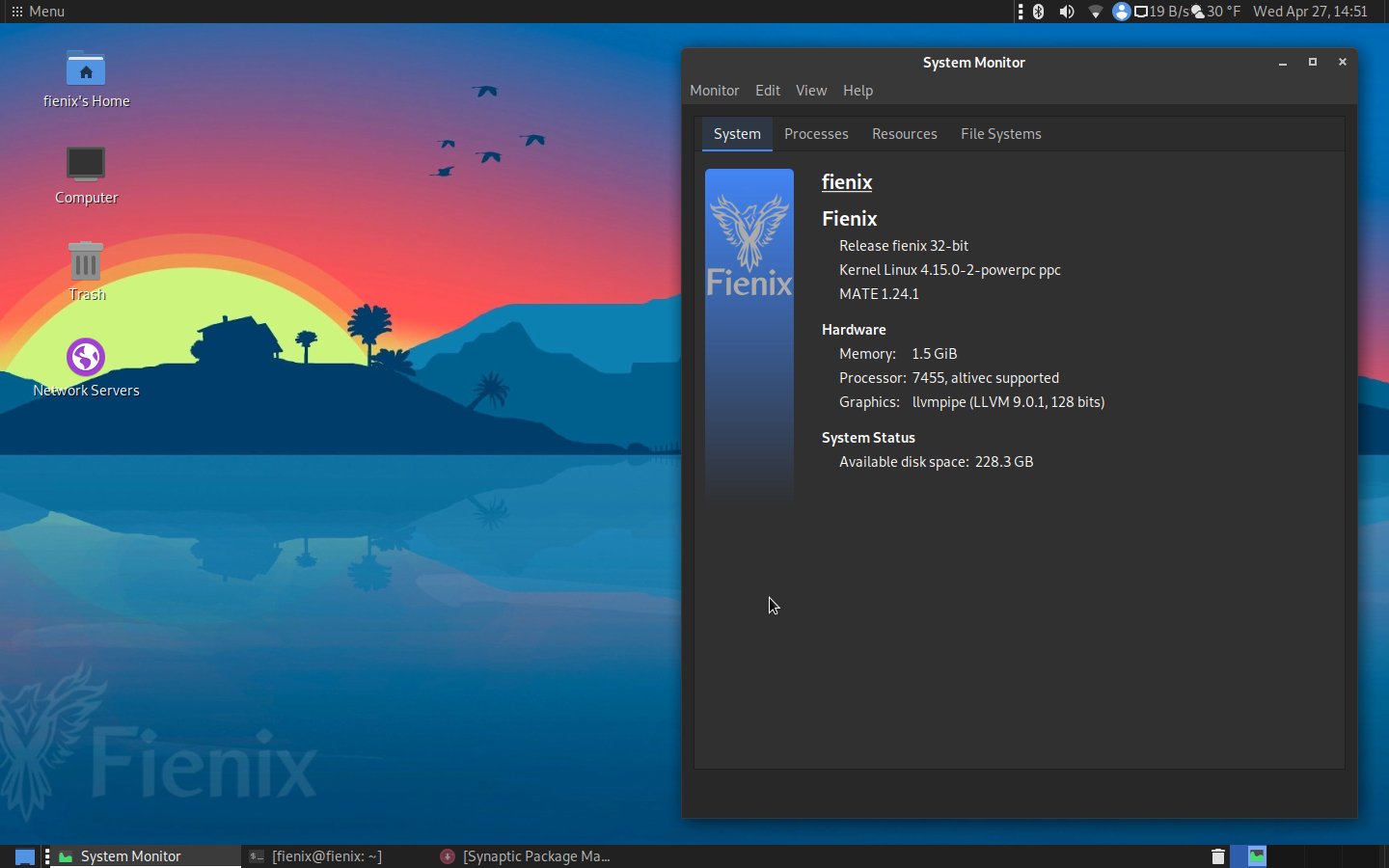 Fienix 5.1 MATE | LinuxOS.sk